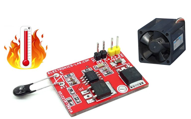 PWM Temperature Controlled FAN using TC648 and NTC sensor - Electronics-Lab