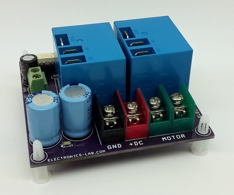 DC Motor Controller using Relay and MOSFET - Arduino Interface ...