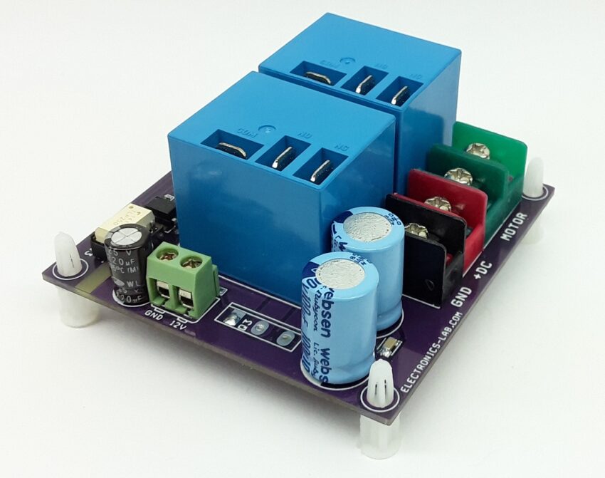 DC Motor Controller using Relay and MOSFET - Arduino Interface ...