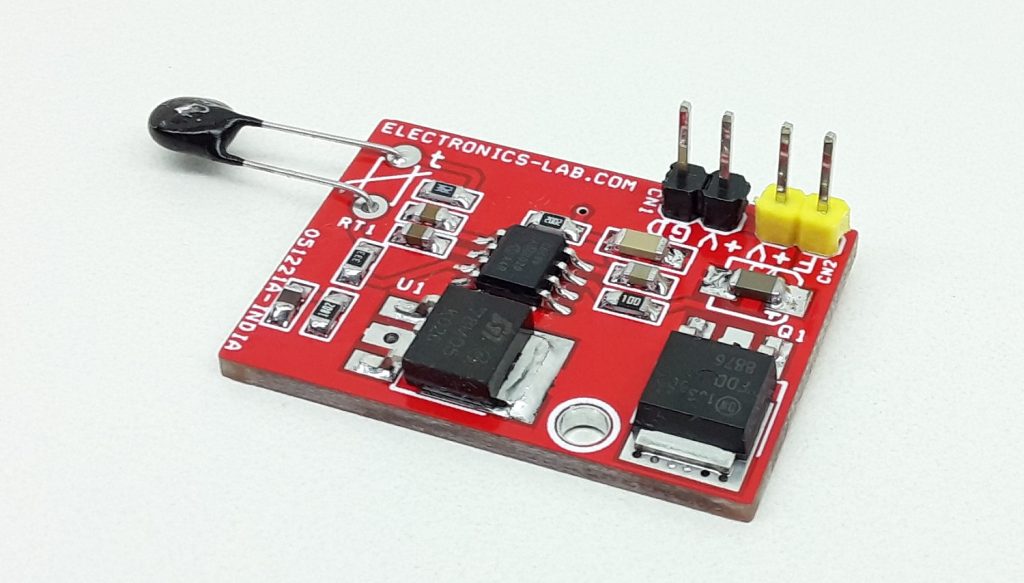 Pwm Temperature Controlled Fan Using Tc648 And Ntc Sensor Electronics Lab