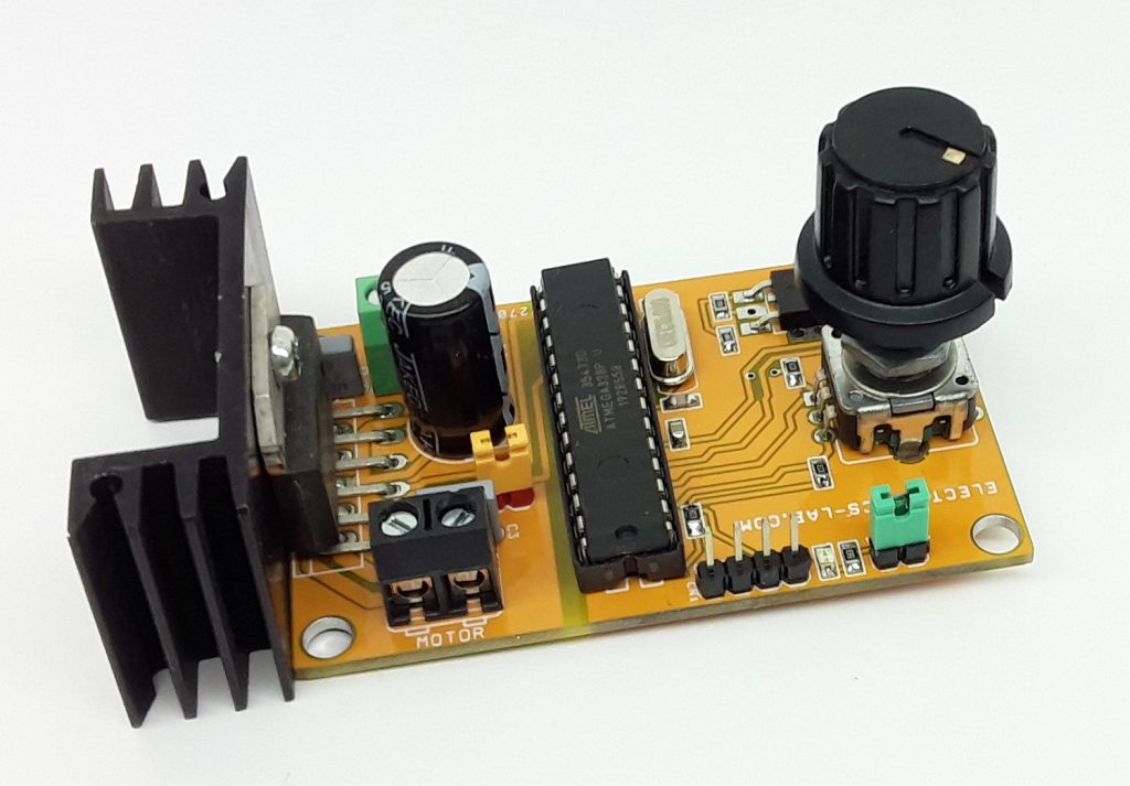 Brushed DC Motor Controller Using Rotary Encoder - Arduino Compatible ...