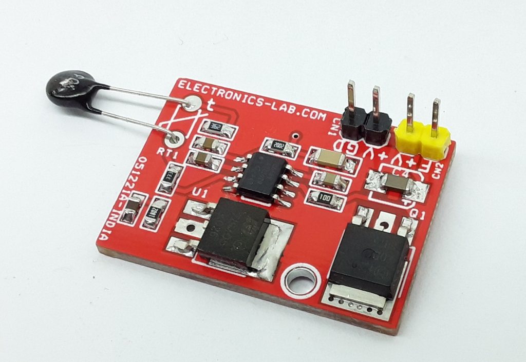 PWM Temperature Controlled FAN using TC648 and NTC sensor - Electronics-Lab