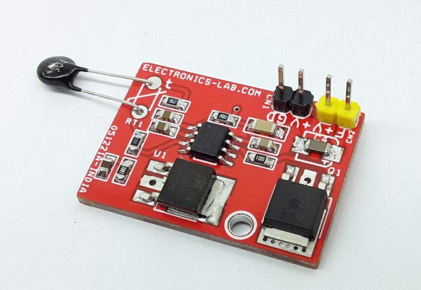 PWM Temperature Controlled FAN using TC648 and NTC sensor - Electronics-Lab