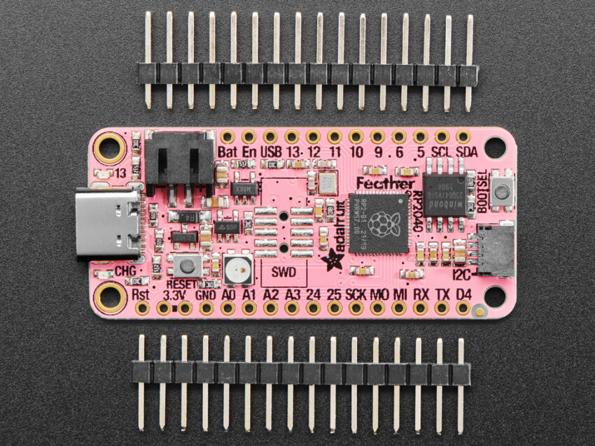 Adafruit QT PY-ESP32-S2 And Free Pink Adafruit Feather RP2040 For Orders Reaching $99.00 ...