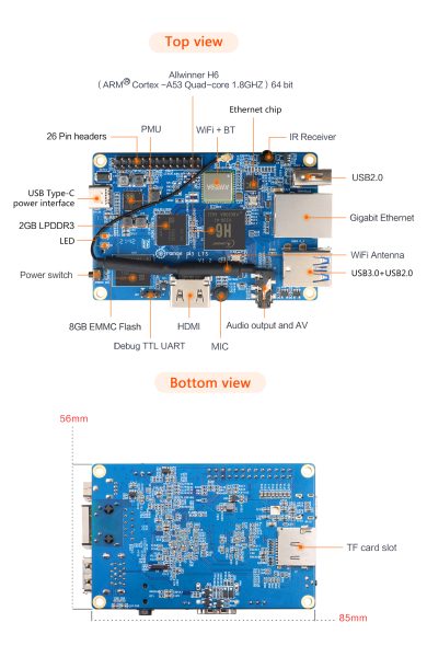 Orange Pi 3 LTS - Electronics-Lab.com