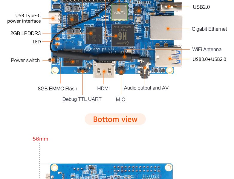 Orange Pi 3 LTS - Electronics-Lab.com