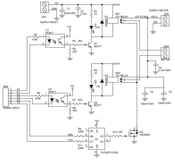 Dc Motor Controller Using Relay And Mosfet Arduino Interface Electronics