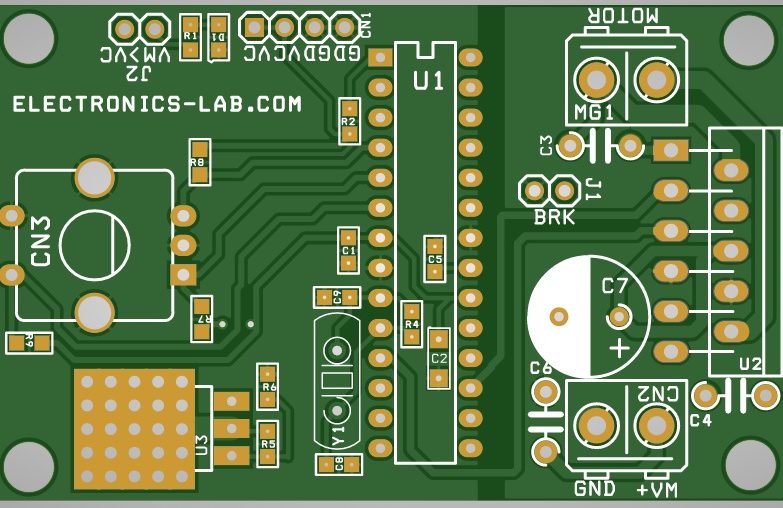 pcb top - Electronics-Lab.com