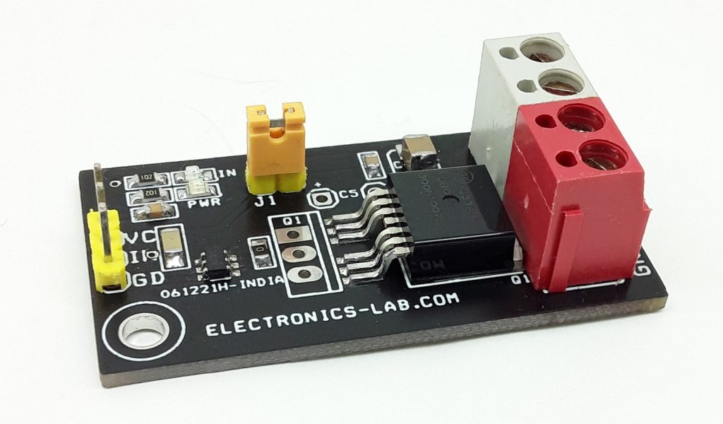 High Current MOSFET Based Power Switch with Gate Driver - Electronics-Lab