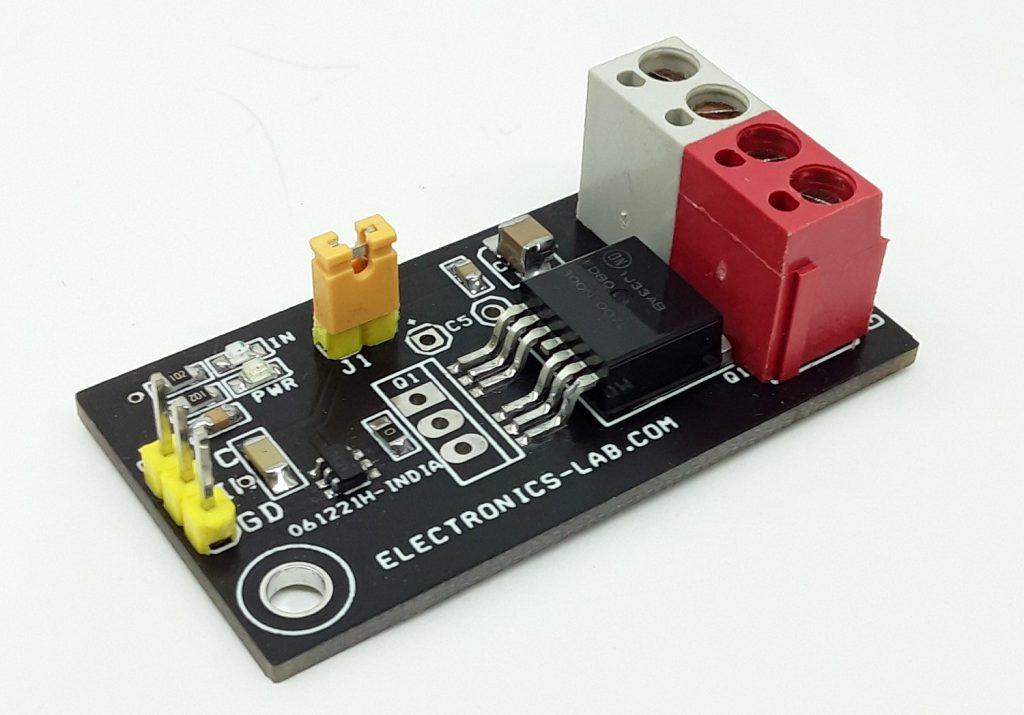 High Current MOSFET Based Power Switch with Gate Driver - Electronics-Lab