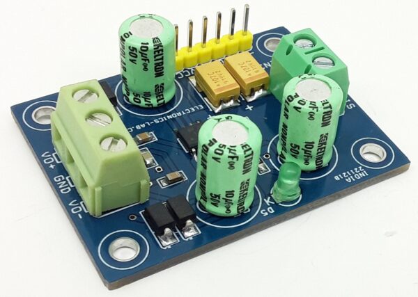 Audio Line Driver using DRV135 with Balanced Output - Electronics-Lab