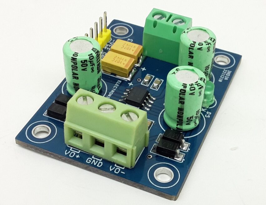 Audio Line Driver using DRV135 with Balanced Output - Electronics-Lab