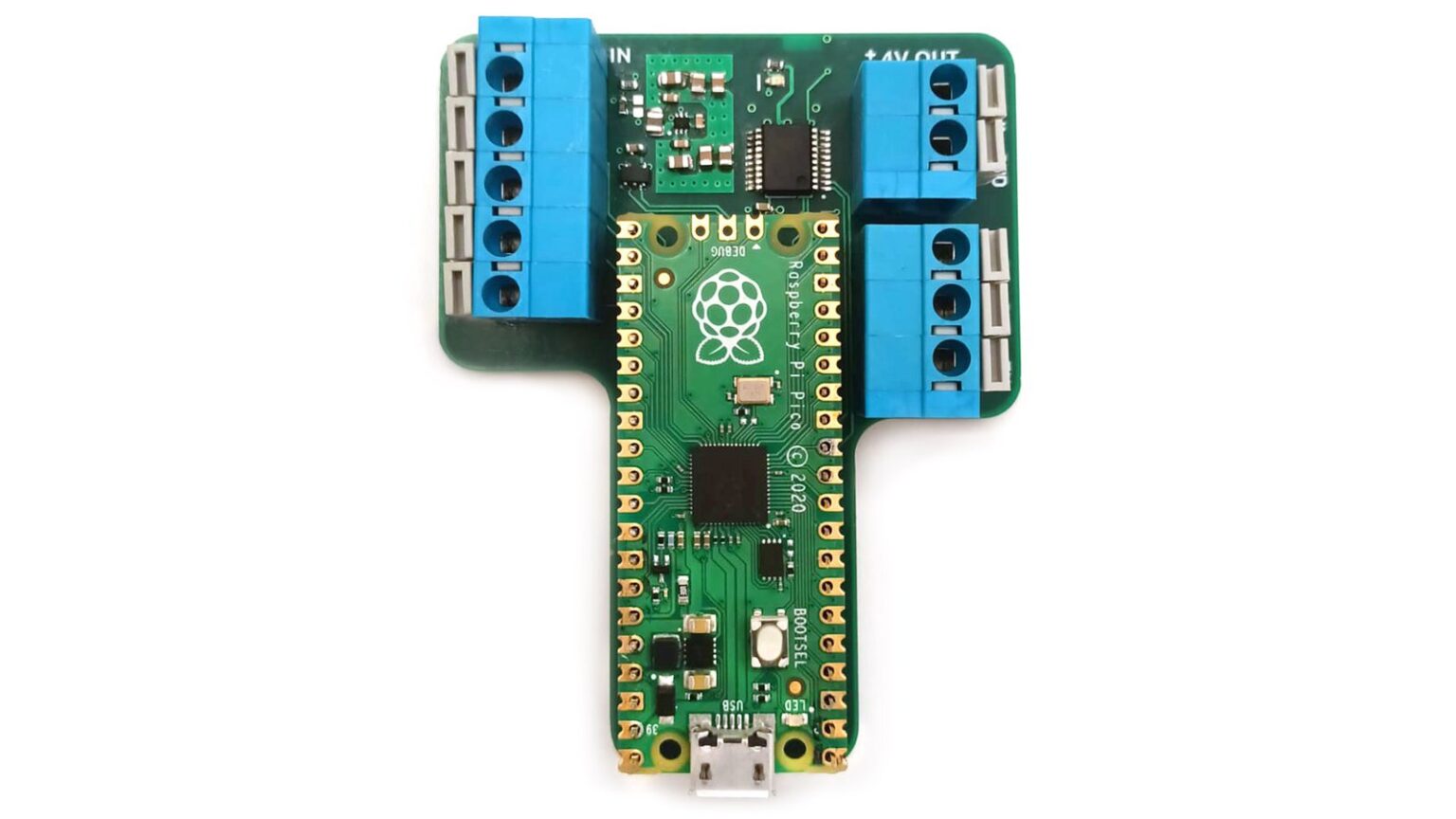 Add PlainDAQ Carrier Board to Raspberry Pi Pico for Analog Functionality - Electronics-Lab