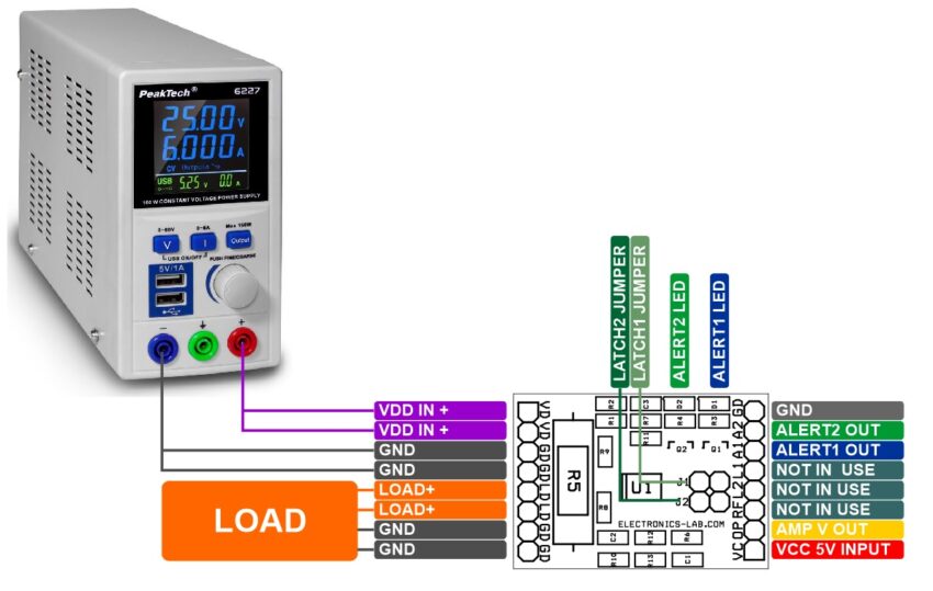 Current Sense Amplifier With Dual Over Current Level Monitor And Alert Output Electronics Lab