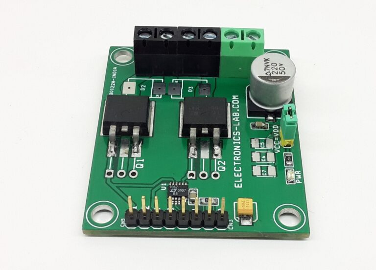 Dual MOSFET Driver - Two Channel DC SSR Using MOSFETS & Gate Driver - Electronics-Lab