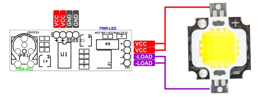 Low-Cost LED Dimmer using LM3578 - Electronics-Lab