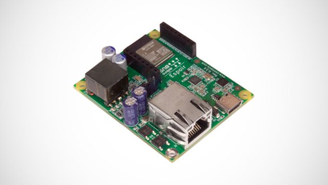 Espoir, an open-source ESP32-powered PoE+ board with mikroBUS header ...