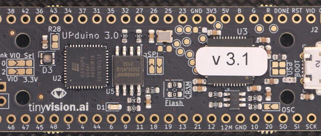 Front Side Of Upduino 31 Electronics