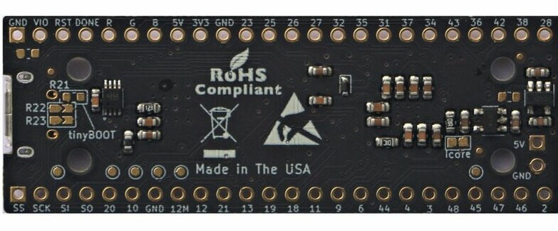 Back side of UPduino v3.1 - Electronics-Lab.com