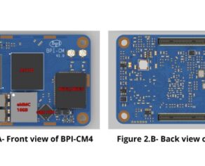Front and back view of BPI-CM4 - Electronics-Lab.com