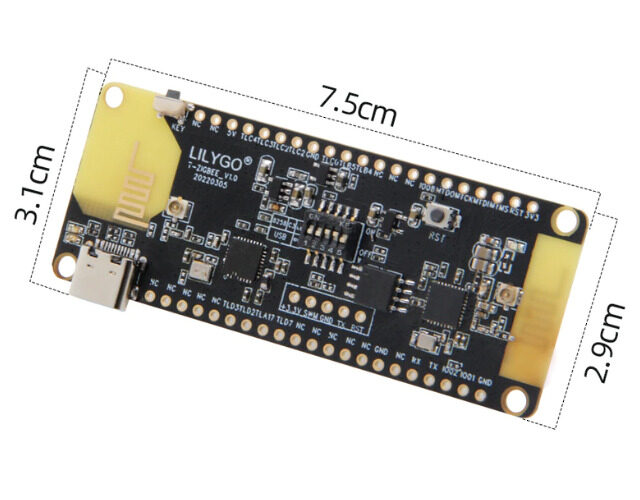LILYGO T-Zigbee ESP32-C3 Board - Electronics-Lab.com