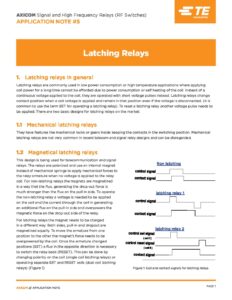 Latching_Relays_Application_Note - Electronics-Lab.com