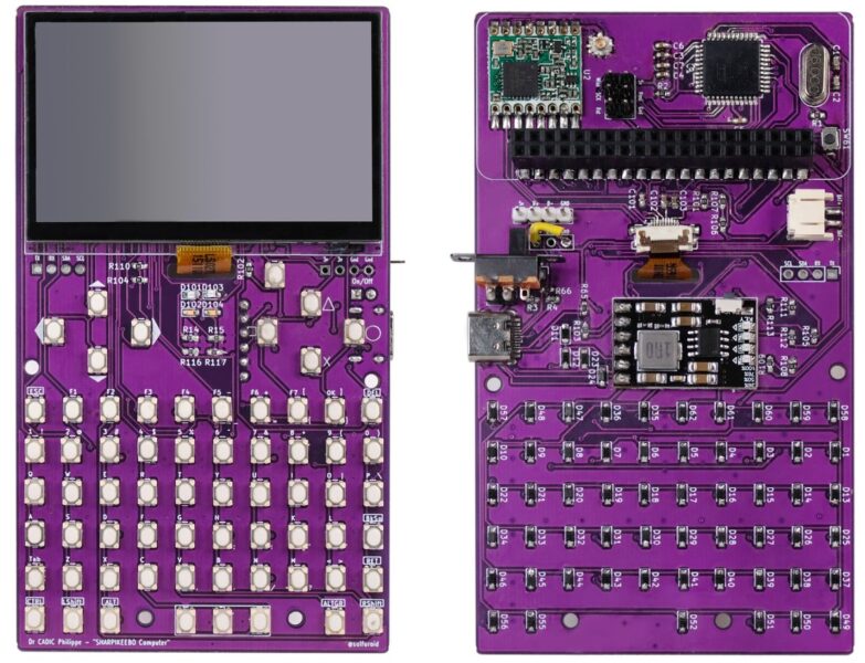 ShaRPiKeebo Linux Computer View - Electronics-Lab.com