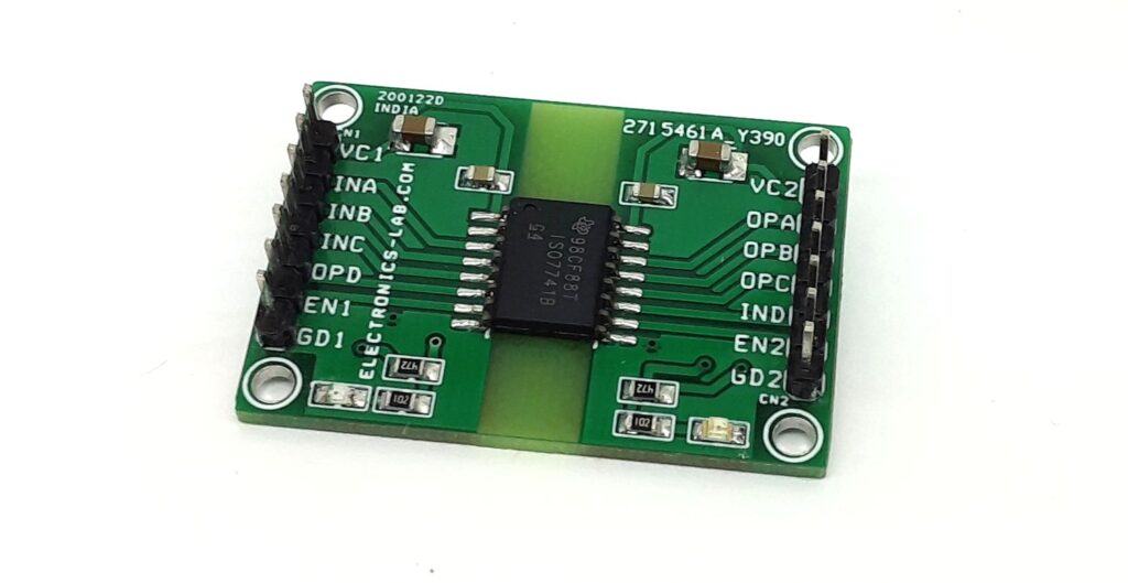 4 Channel SPI Interface Isolator with three Forward and One Reverse Direction Channels ...