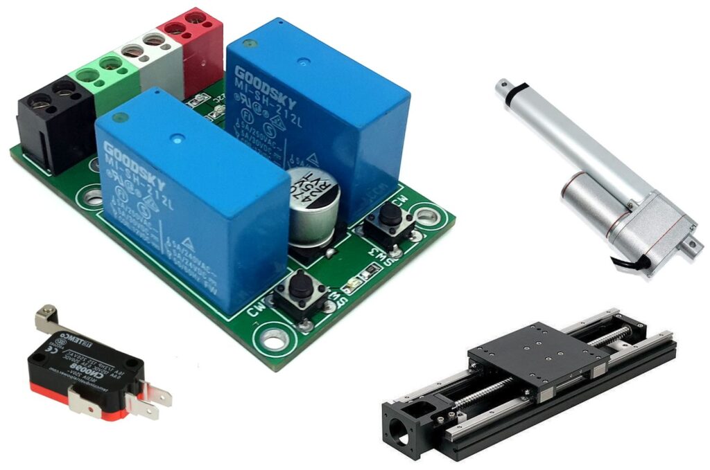 Linear Actuator Controller with Limit Switch to prevent Overextension ...