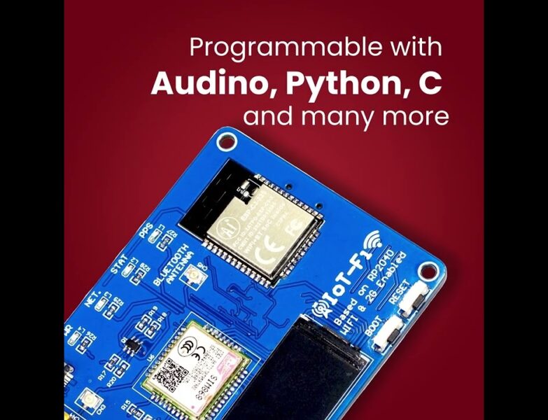 IoTFi cellular connectivity board with RP2040 microcontroller and ...