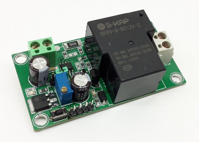 Over Current Trip Switch - Over Current Shutdown Relay - Electronics-Lab