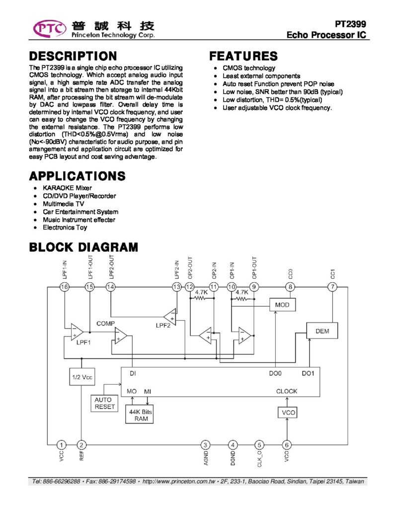 PT2399 - Electronics-Lab.com