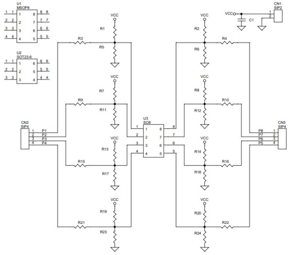 Easy Prototype Board for SOIC8/MSOP8/SOT23-3/4/5/6 Packages ...