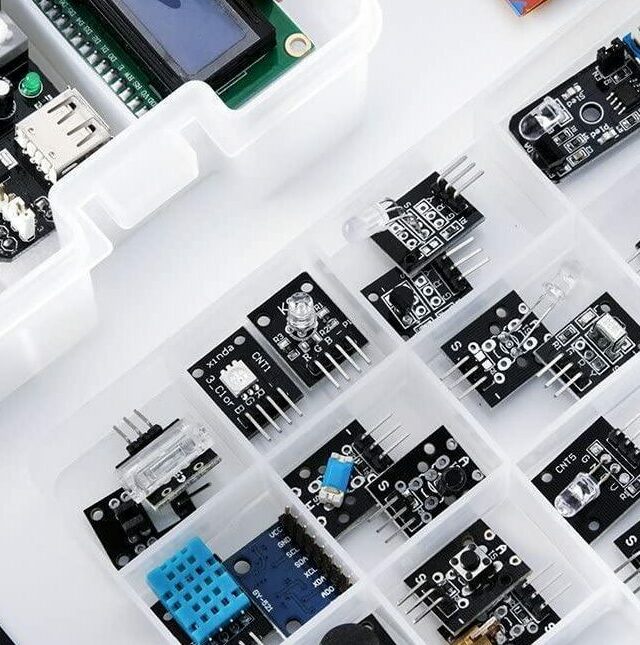 Elegoo Upgraded 37 In 1 Sensor Modules Kit Compatible With Arduino Ide