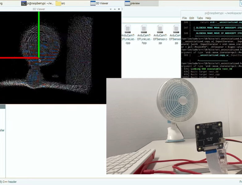 Using Arducam ToF Camera for Point Cloud Applications - Electronics-Lab.com