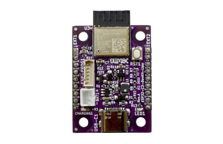 Olimex ESP32-C3-DevKit-LiPo - Electronics-Lab.com Olimex ESP32-C3-DevKit-LiPo - Electronics-Lab.com