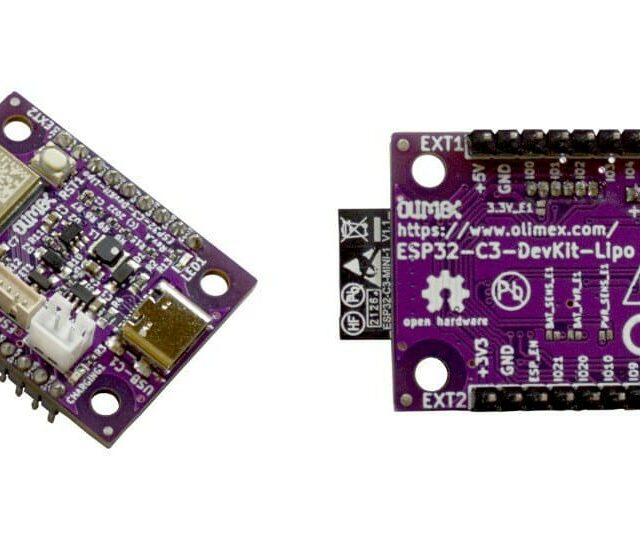Olimex ESP32-C3-DevKit-LiPo Board - Electronics-Lab.com Olimex ESP32-C3-DevKit-LiPo Board - Electronics-Lab.com