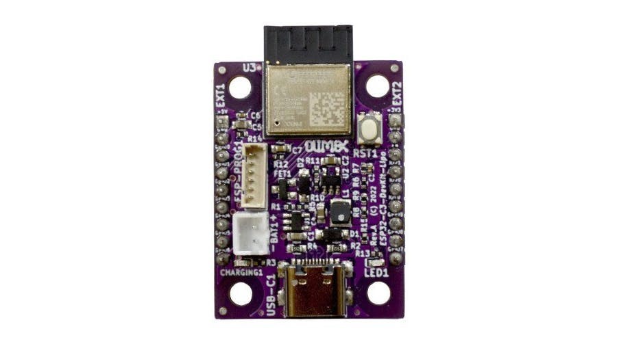 Olimex releases the ESP32-C3-DevKit-LiPo board featuring a low-power ... Olimex releases the ESP32-C3-DevKit-LiPo board featuring a low-power ...