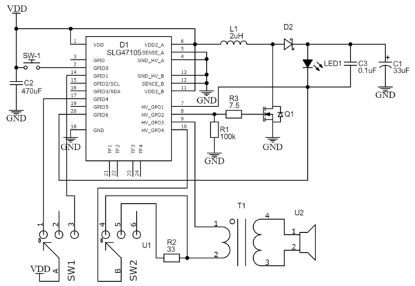 Ultrasonic Dog Chaser with Repelling Strobe Light and Extra Functions - Electronics-Lab
