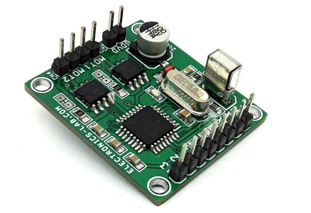 Mini Robot Controller Using Infra-Red Remote for Small and Medium Size Robot - Electronics-Lab