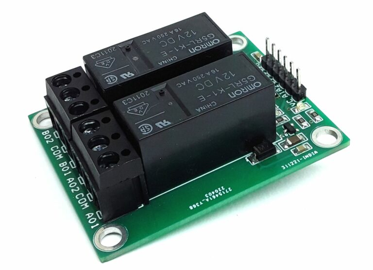 2 Channel Smart Dual Coil Latching Relay Board - 2 Channel Bistable ...