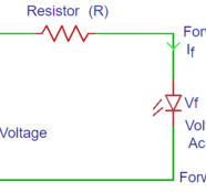 LED resistor circuit - Electronics-Lab.com