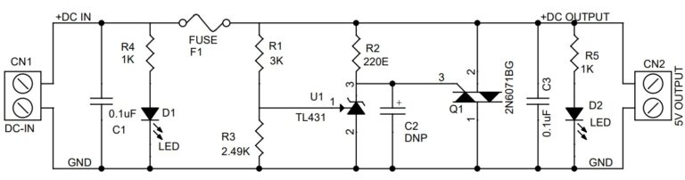 Crowbar Circuit Using TRIAC and TL431 Precision Programmable Reference - Electronics-Lab