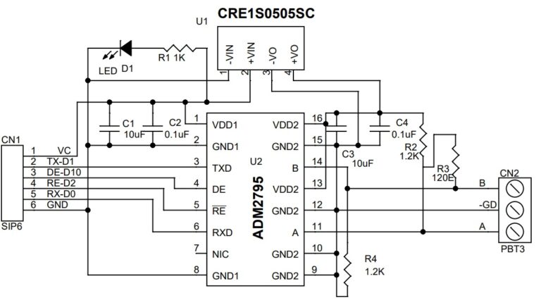 Isolated RS-485 Transceiver with Level 4 EMC and Full ±42 V Protection ...