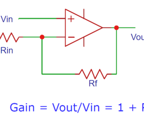 non inverting opamp - Electronics-Lab.com