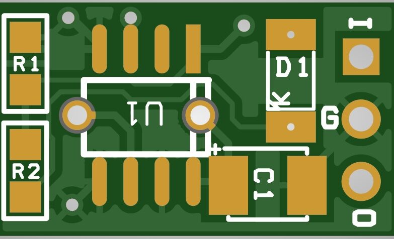 pcb gerb top - Electronics-Lab.com