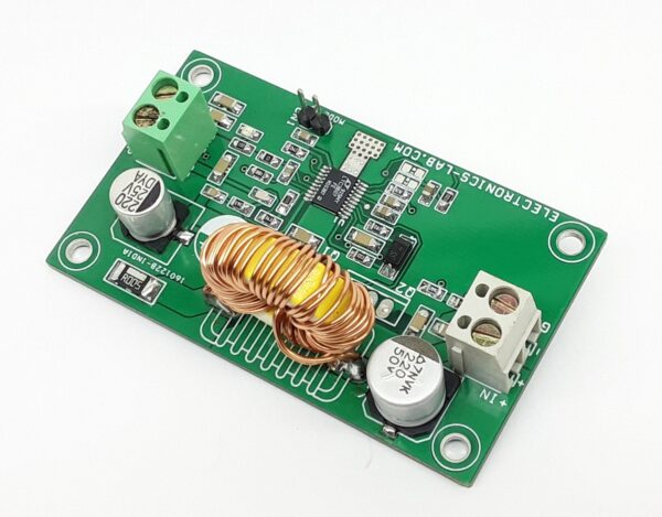 High Current DC-DC Converter - 12V/6A Output from 16V to 38V DC Input ...