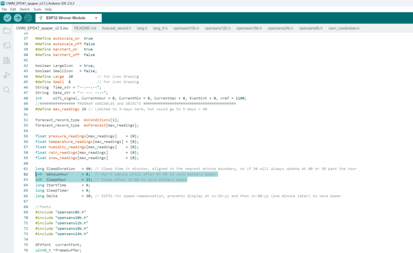 LilyGO TTGO T5-4.7 E-Paper Weather Station - Electronics-Lab.com