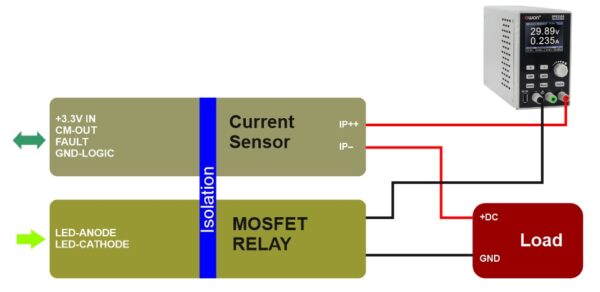 DC Solid State Power Relay with Current Feedback - Electronics-Lab