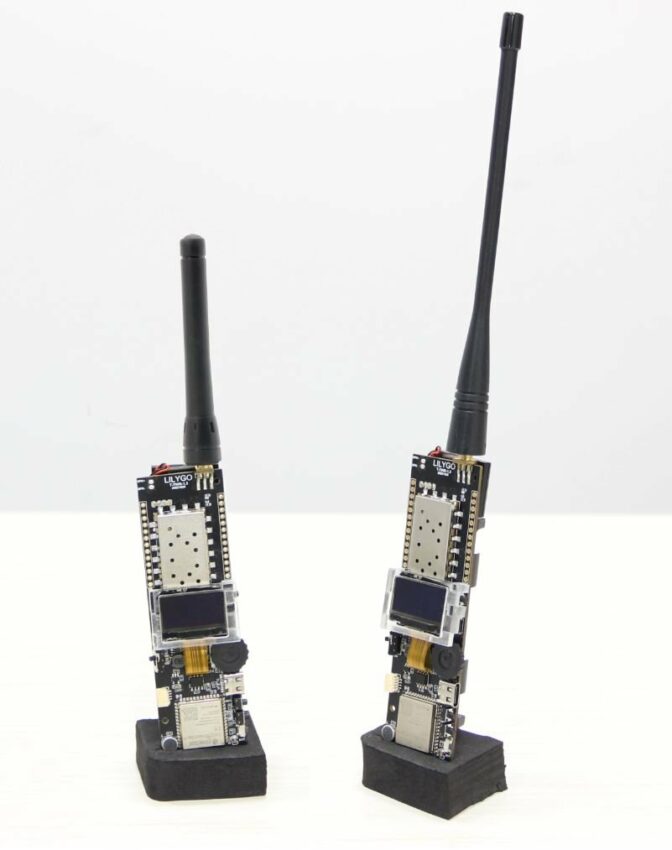 Walkie-Talkie module Built On Tiny ESP32 board - Electronics-Lab